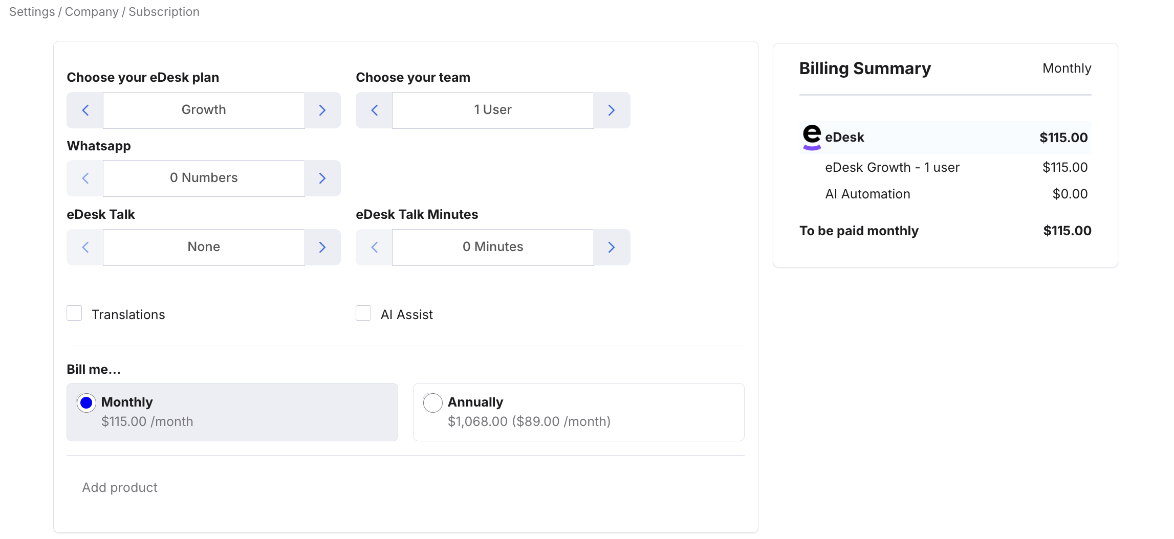 AI Automation | eDesk AI - with Profiles | eDesk Support Knowledge Base