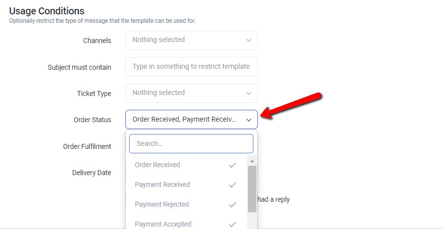 Troubleshooting: Template not showing on ticket | Tickets ...