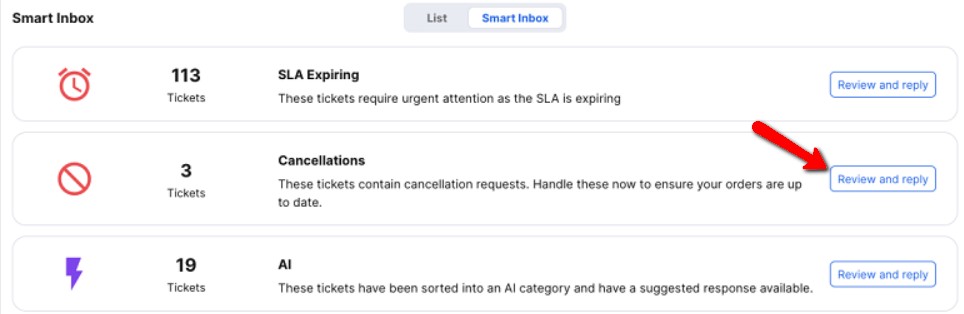 Smart Inbox | Advanced features | eDesk Support Knowledge Base